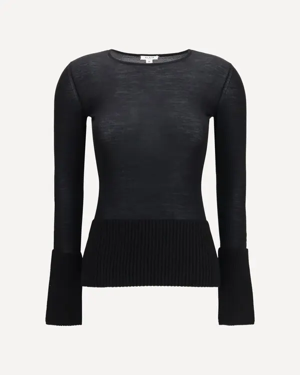 Alaïa Merino Wool Crewneck Top
