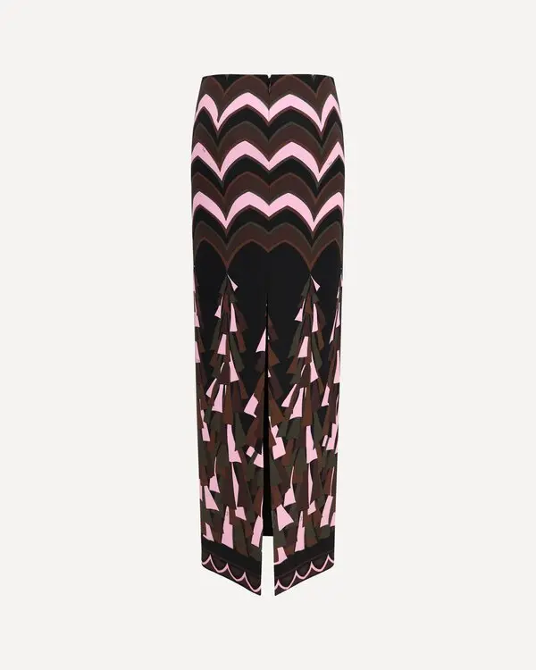Emilio Pucci Fitted Long Skirt - Multicolour
