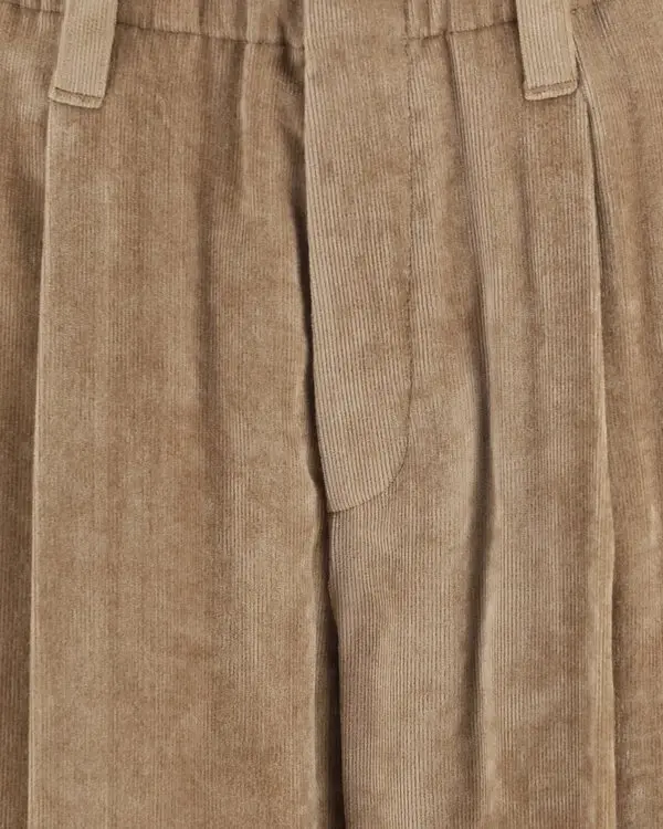 Brunello Cucinelli Corduroy Tailored Pants - Brown