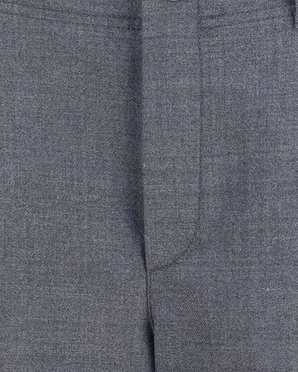 Brunello Cucinelli Barrel Cargo Pants In Virgin Wool Twill With Monile
