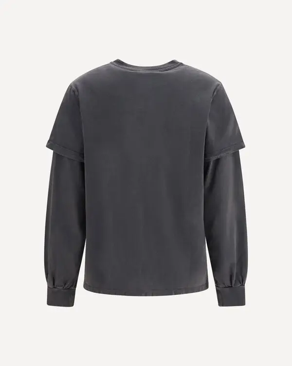 GANNI Future Heavy Jersey Long-sleeve T-shirt