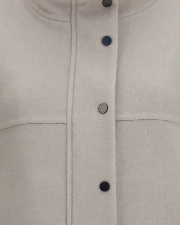 Brunello Cucinelli Double-faced Wool And Cashmere Jacket With Detachable Shearling Insert - Grey