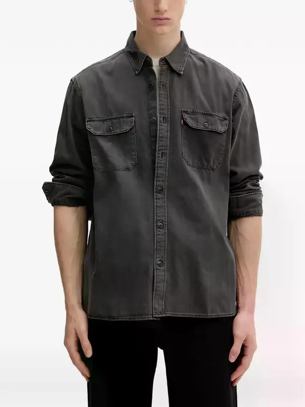 LEVI'S Button-up Denim Shirt - Grey