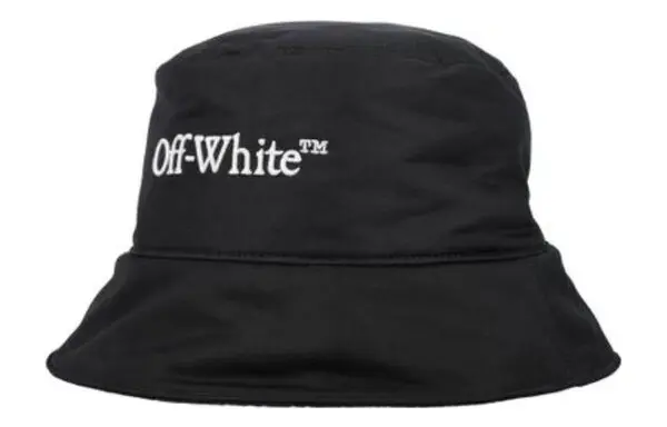 Off-White Bookish Embroidered-logo Bucket Hat