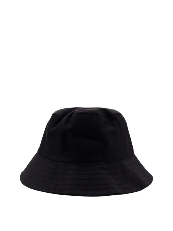 AMI Paris Ss26 De Coeur Stud Bucket Hat 'black Silver