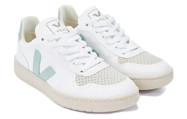VEJA V-10 Lace-up 'white Matcha Grey - White/green/grey