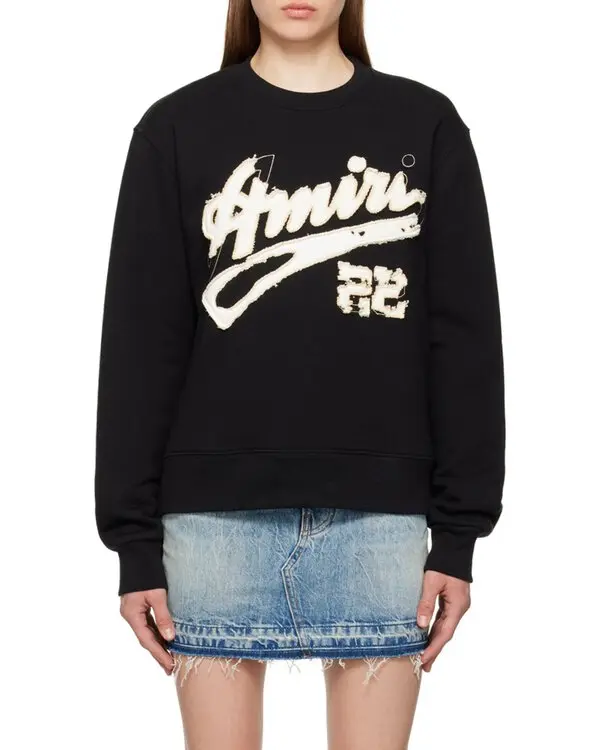 Amiri Logo Round Neck Sweater
