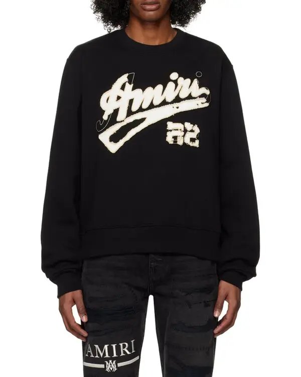 Amiri Logo Round Neck Sweater