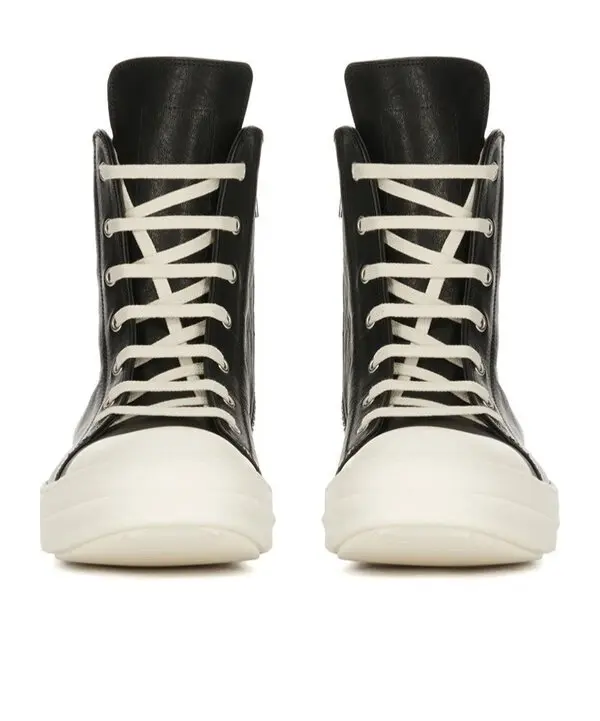Rick Owens Porterville Lace-up Sneakers - Black/milk