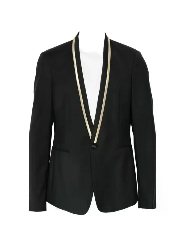 Roberto Cavalli Contrast-trim Shawl-lapel Jacket