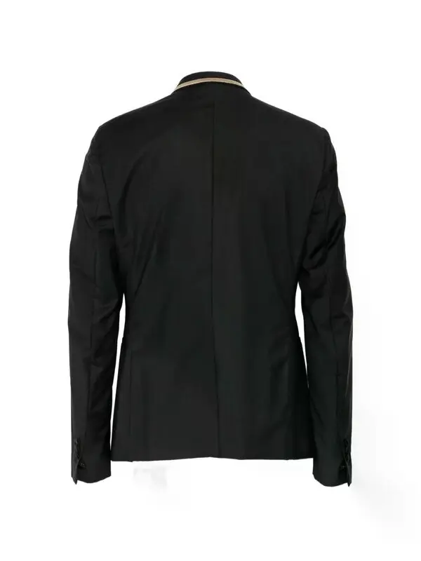Roberto Cavalli Contrast-trim Shawl-lapel Jacket