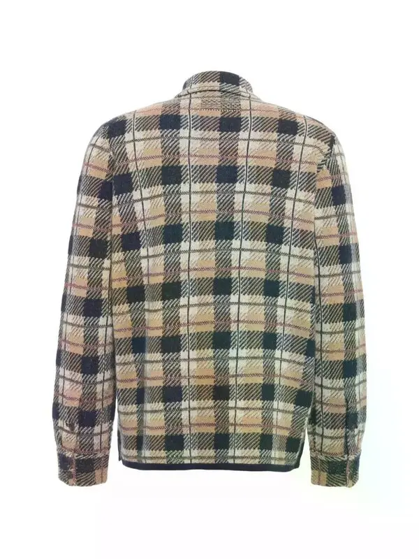 Guest In Residence Check-pattern Cashmere Shirt - Neutrals