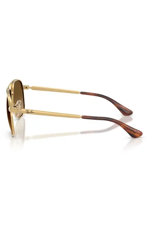 Ray-ban Bill Max 56mm Polarized Gradient Square Sunglasses