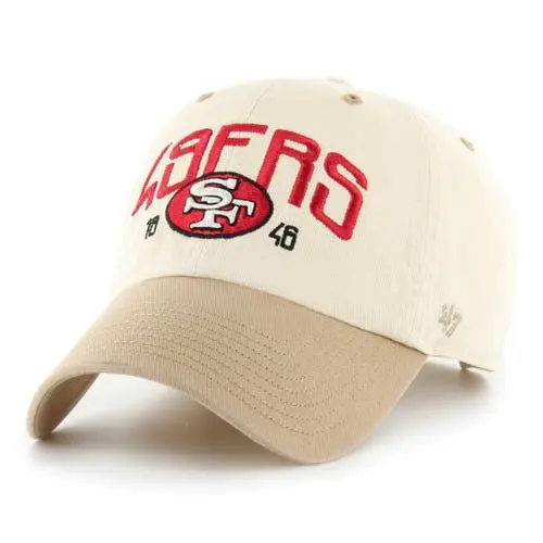 '47 Tan San Francisco 49ers Sierra Clean Up Adjustable Hat