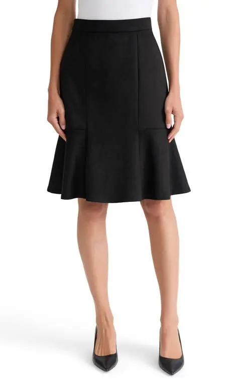 KASPER Flared Hem Skirt