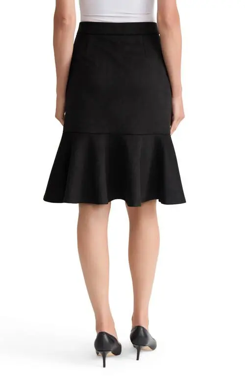 KASPER Flared Hem Skirt