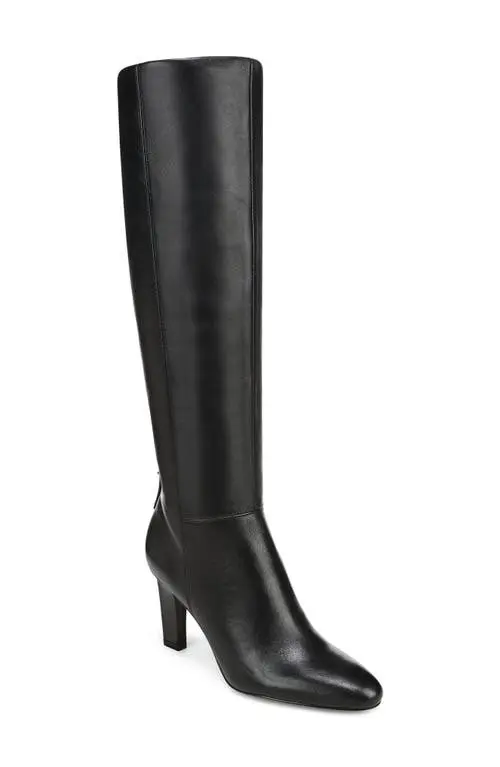 Franco Sarto Janiya Leather Knee High Boot - Black