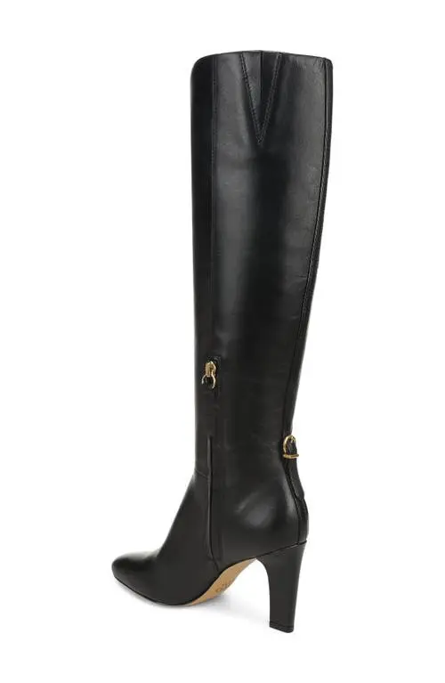 Franco Sarto Janiya Leather Knee High Boot - Black