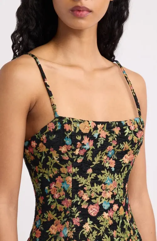 Saylor Sydney Floral Print Sleeveless Minidress