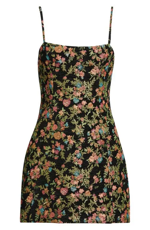 Saylor Sydney Floral Print Sleeveless Minidress