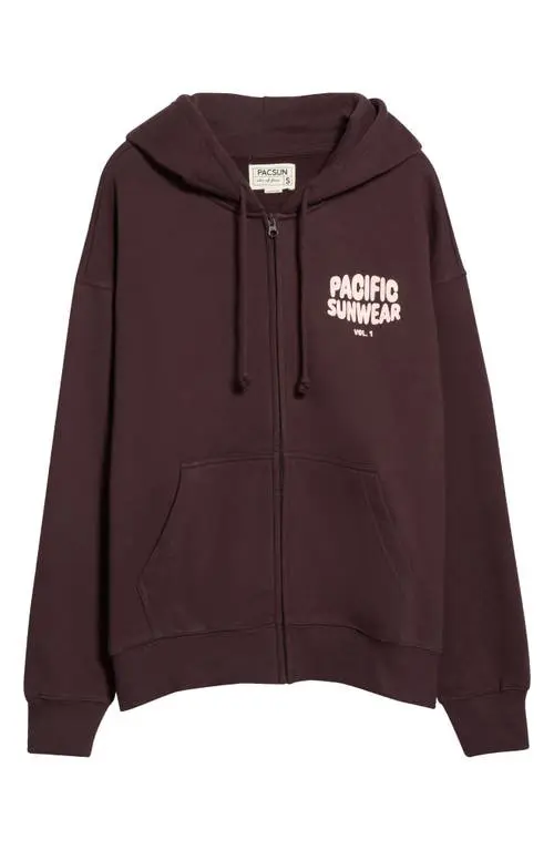 PACSUN Front Zip Hoodie