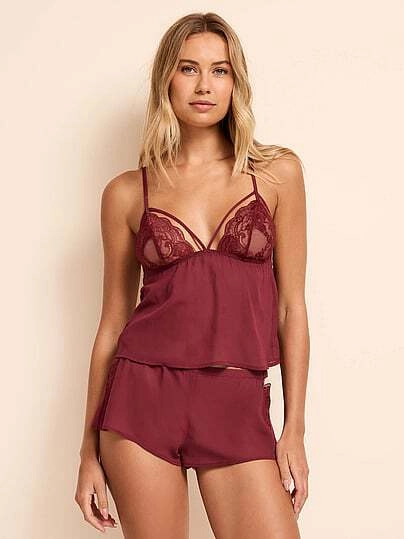 Victoria's Secret Adore Me Soraya Sleep Set - Red