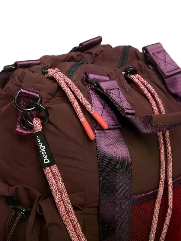 Desigual Drawstring Mesh-panel Backpack