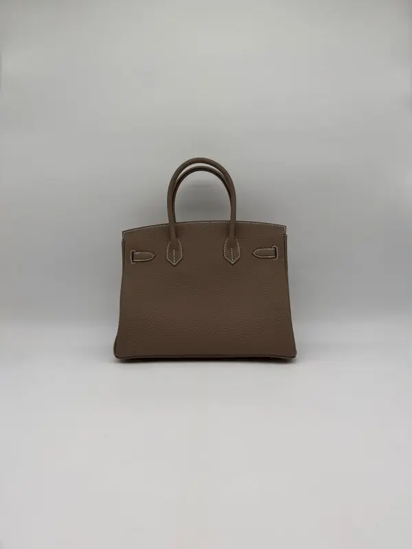 Hermès Birkin Etoupe Togo Gold Hardware - Grey