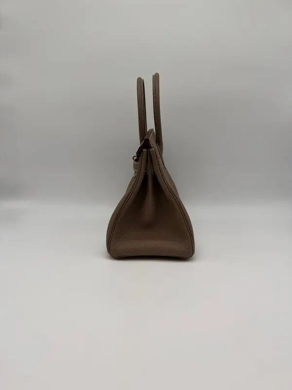 Hermès Birkin Etoupe Togo Gold Hardware - Grey