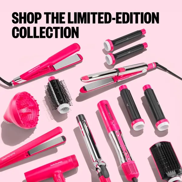BABYLISSPRO Limited Edition Hot Pink Extended-barrel Curling Iron