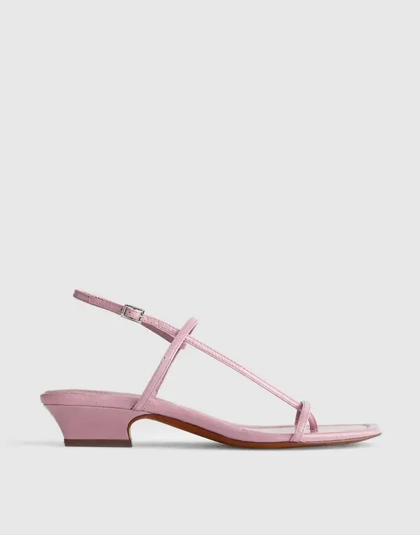 Madewell The Maycie Asymmetric T-strap Sandal - Desert Camel