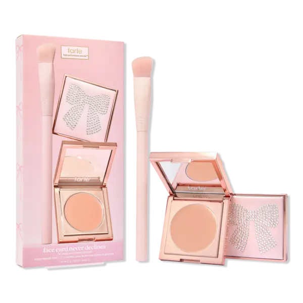 TARTE COSMETICS Face Card Never Declines Cc Undereye Corrector & Brush - Light-medium Peach