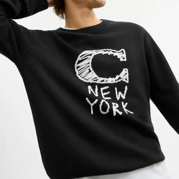 COACH OUTLET Scribble Signature Sweater