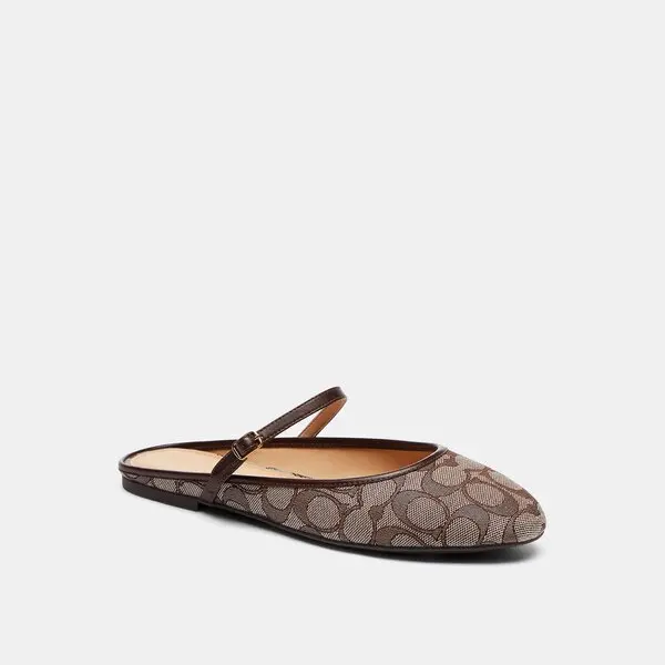 COACH OUTLET Ballet Mule In Signature Jacquard