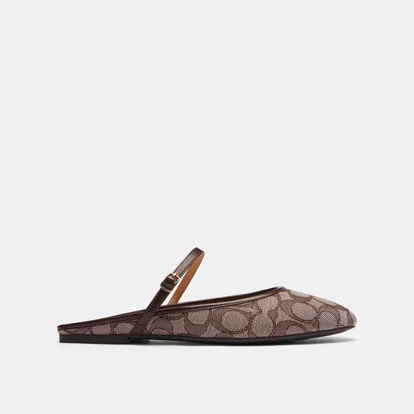 COACH OUTLET Ballet Mule In Signature Jacquard