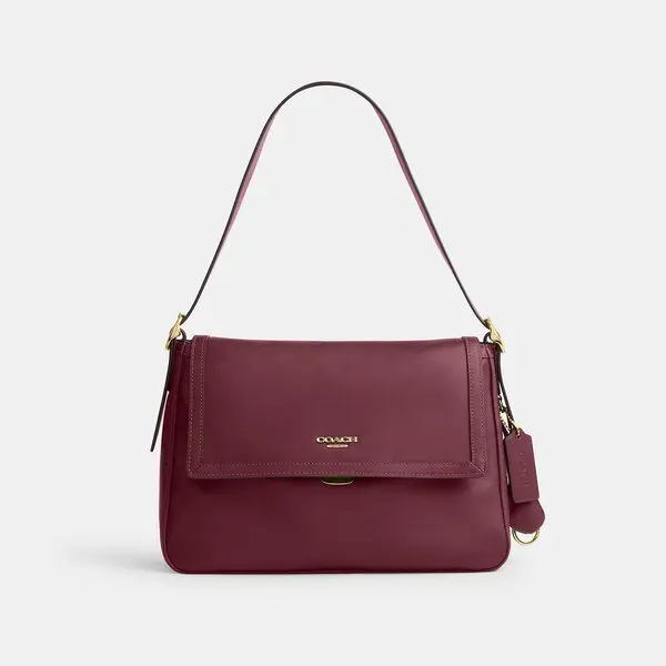 COACH OUTLET Etta Flap Bag - Im/dark Cherry