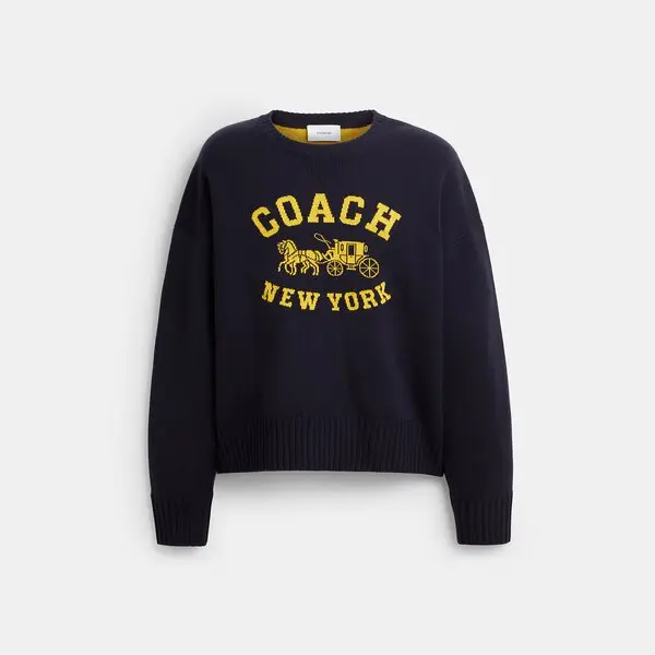 COACH Double Face Crewneck Sweater