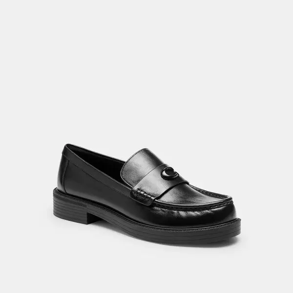 COACH Astor Loafer Shoes - Black