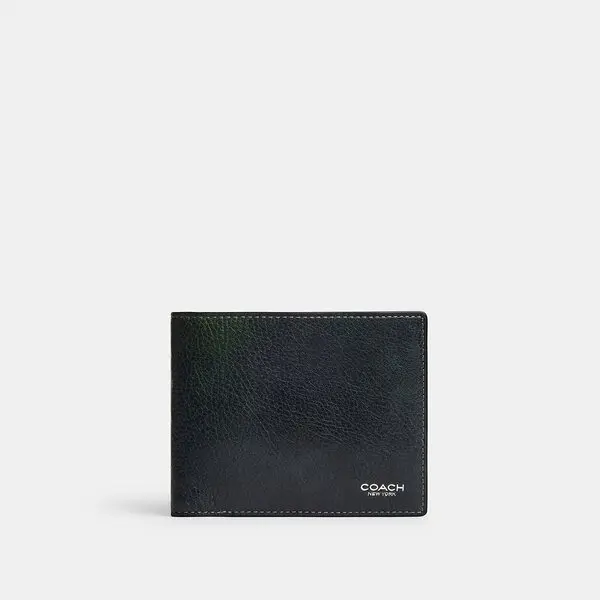 COACH 3-in-1 Wallet - Navy/green
