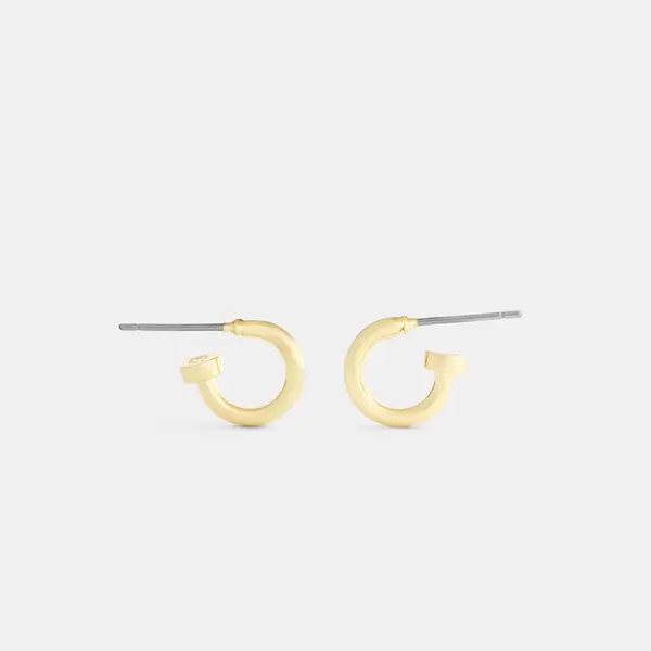 COACH Mini Hoop Earrings
