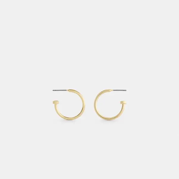 COACH Medium Hoop Earrings