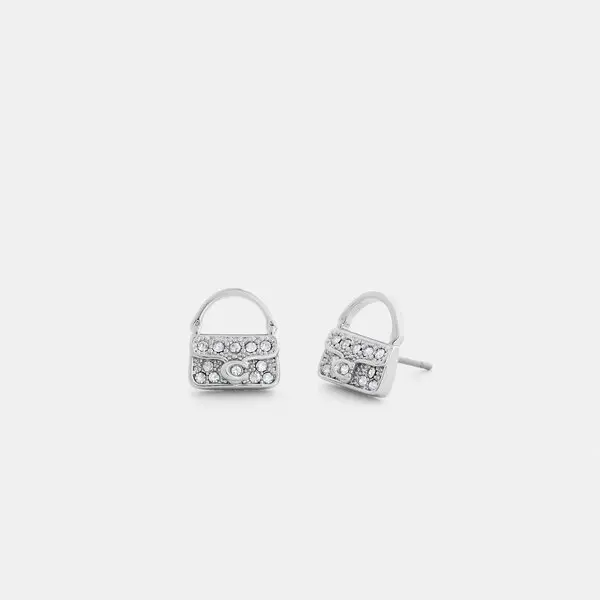 COACH Pavé Tabby Stud Earrings