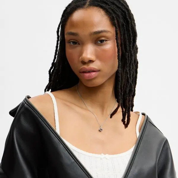COACH Signature Solitaire Pendant Necklace
