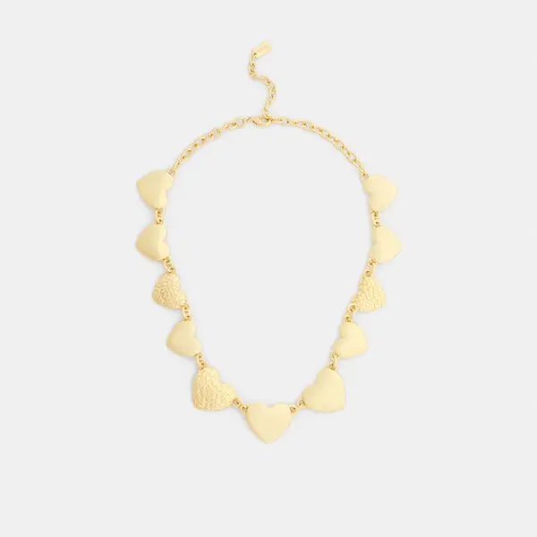 COACH Signature Heart Statement Necklace