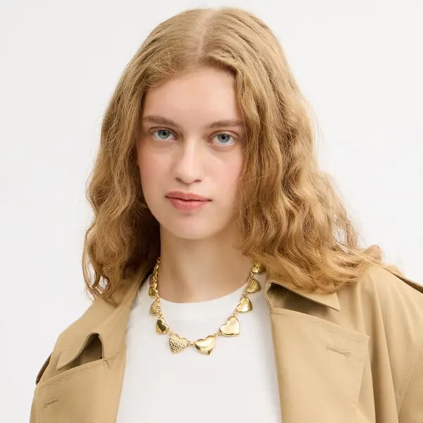 COACH Signature Heart Statement Necklace