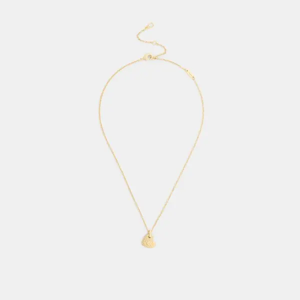 COACH Signature Heart Pendant Necklace