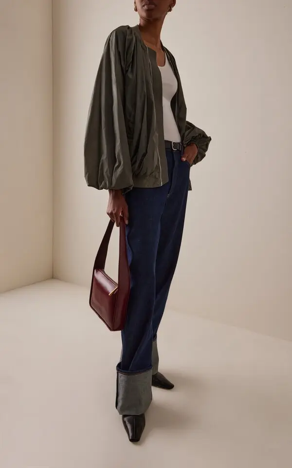 AGOLDE Raffi Nylon Bomber Jacket