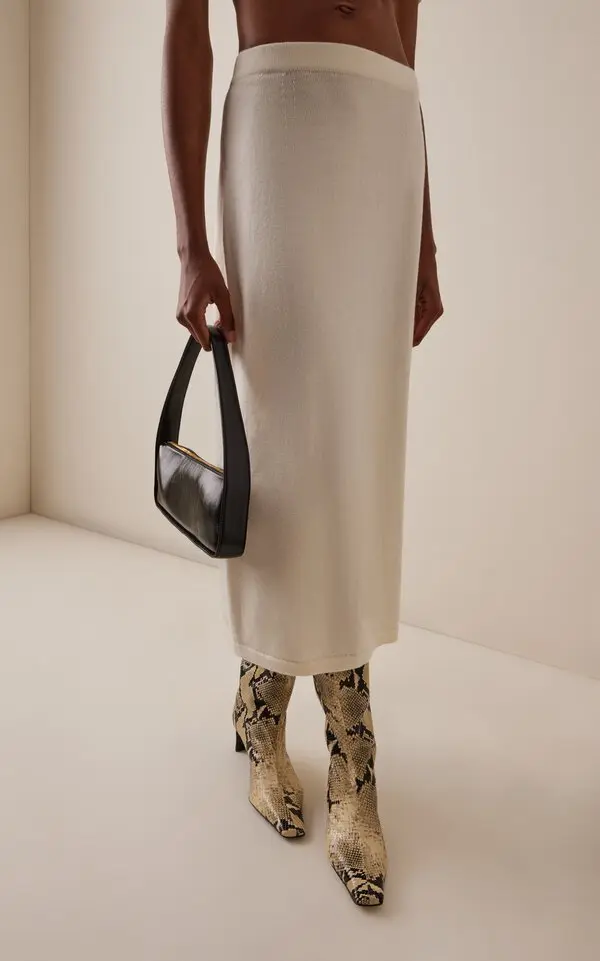 THE PARK Dara Wool-cashmere Sweater Skirt