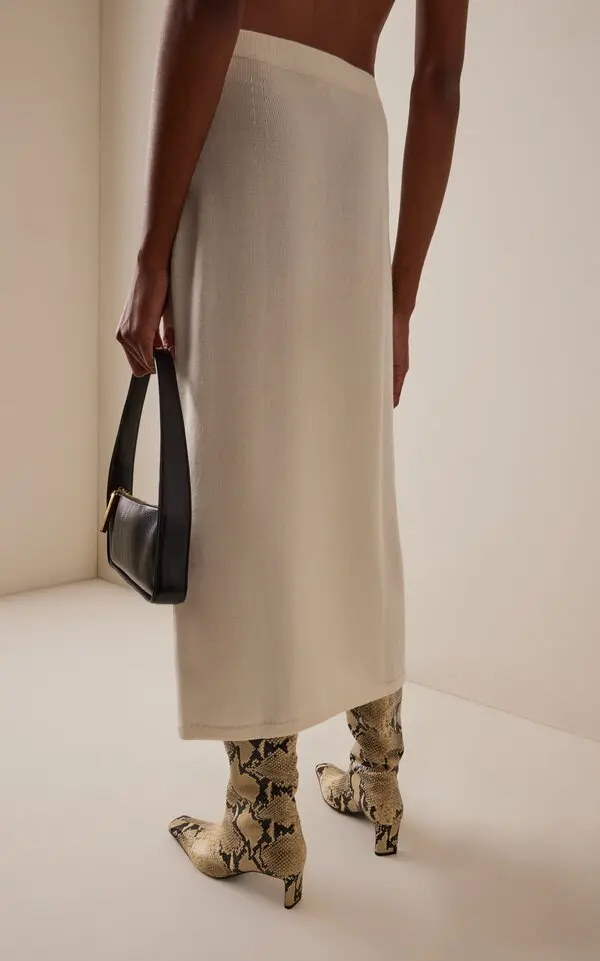 THE PARK Dara Wool-cashmere Sweater Skirt