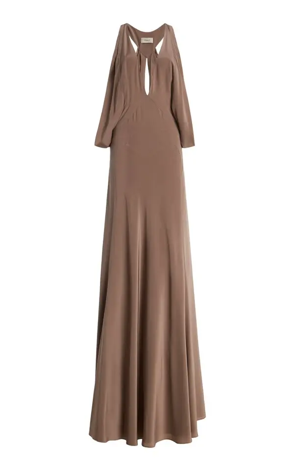 TEMILY Madame Gres Silk Gown
